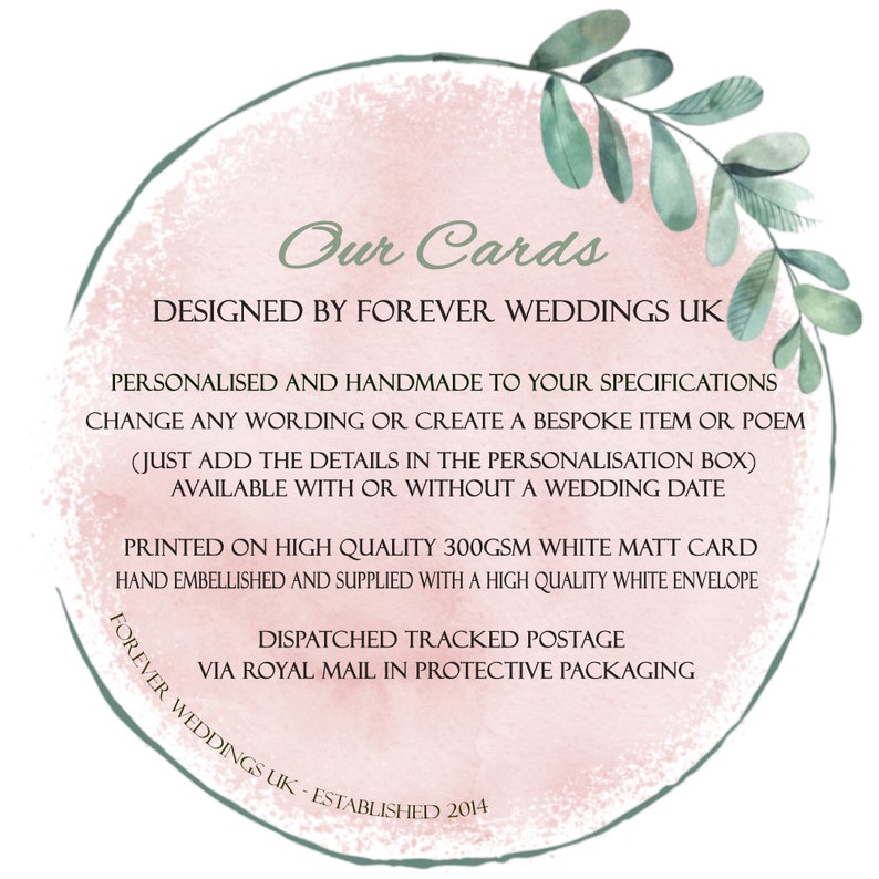 Mother of the Bride Wedding Day Card Personalised Mum Wedding | Etsy