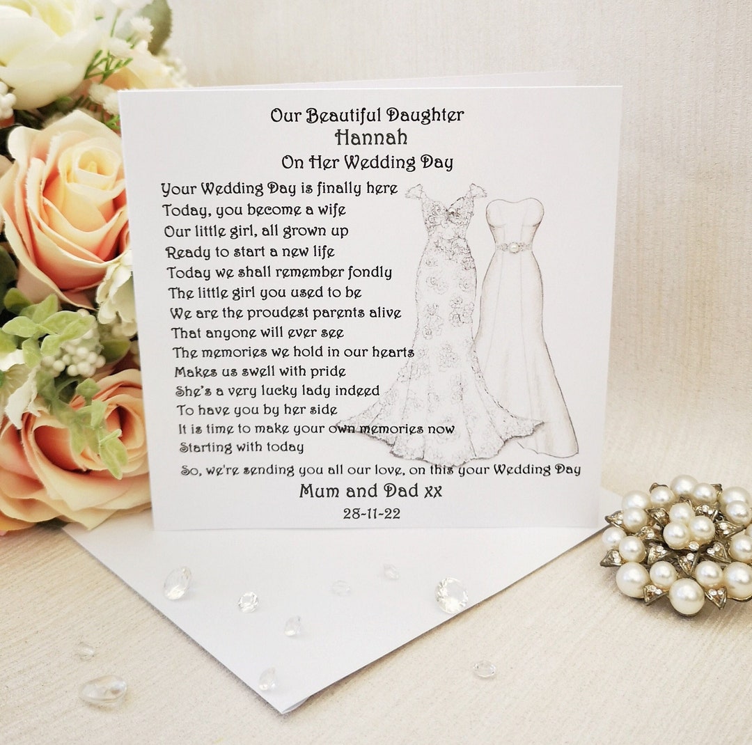 Same Sex Wedding Card Mrs And Mrs Card Gay Wedding Poem Card 4663