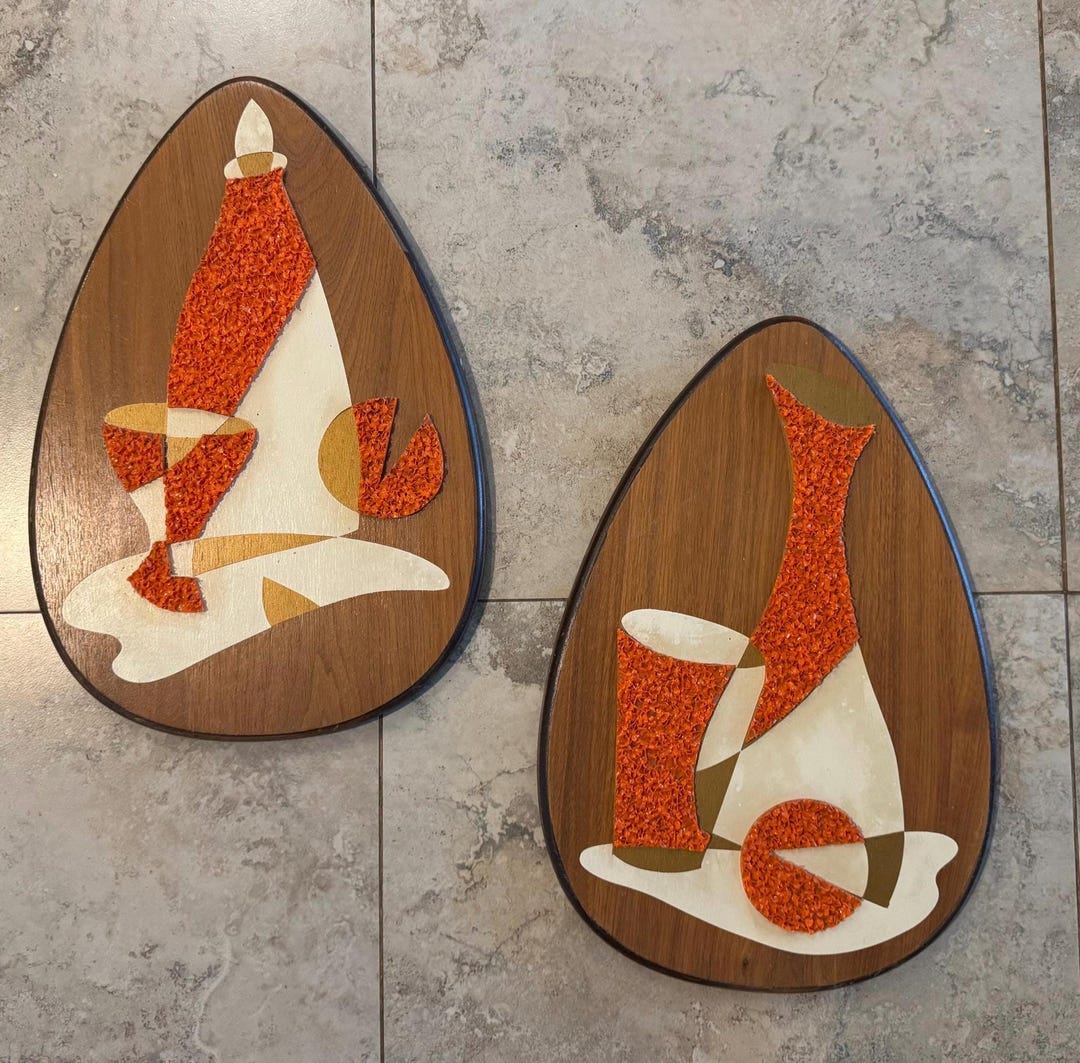 MCM Wall Decor Set - Etsy