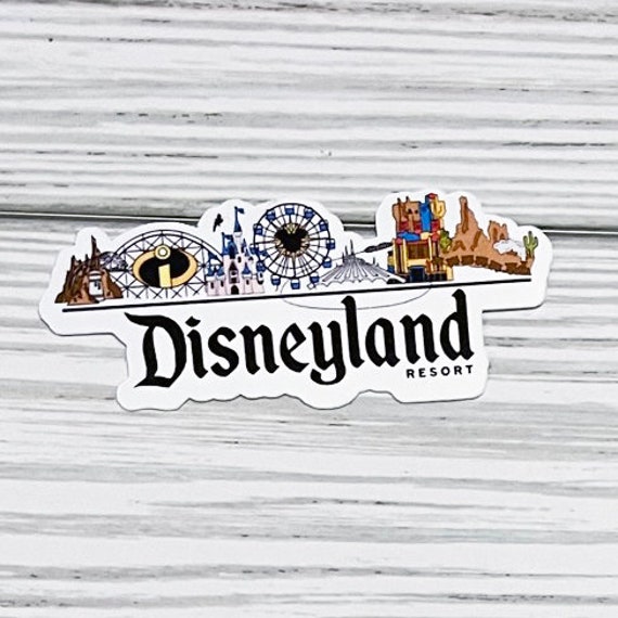 Disneyland Skyline Sticker - Etsy