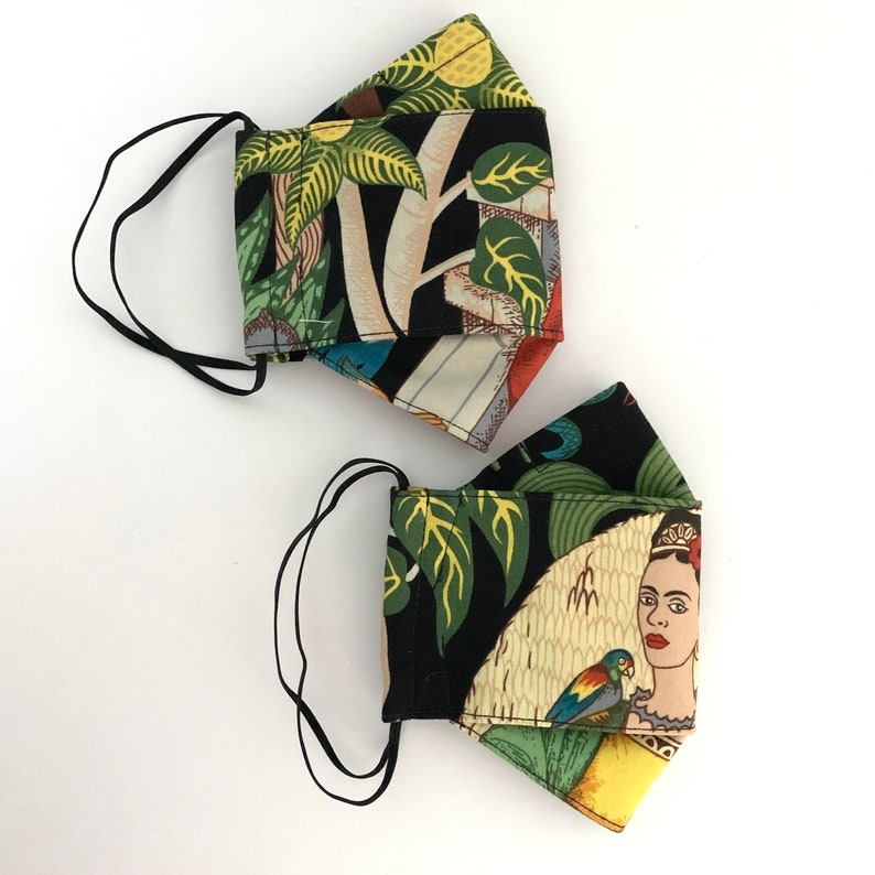 Frida Kahlo Mask Origami Face Mask Filter Pocket Nose Wire | Etsy