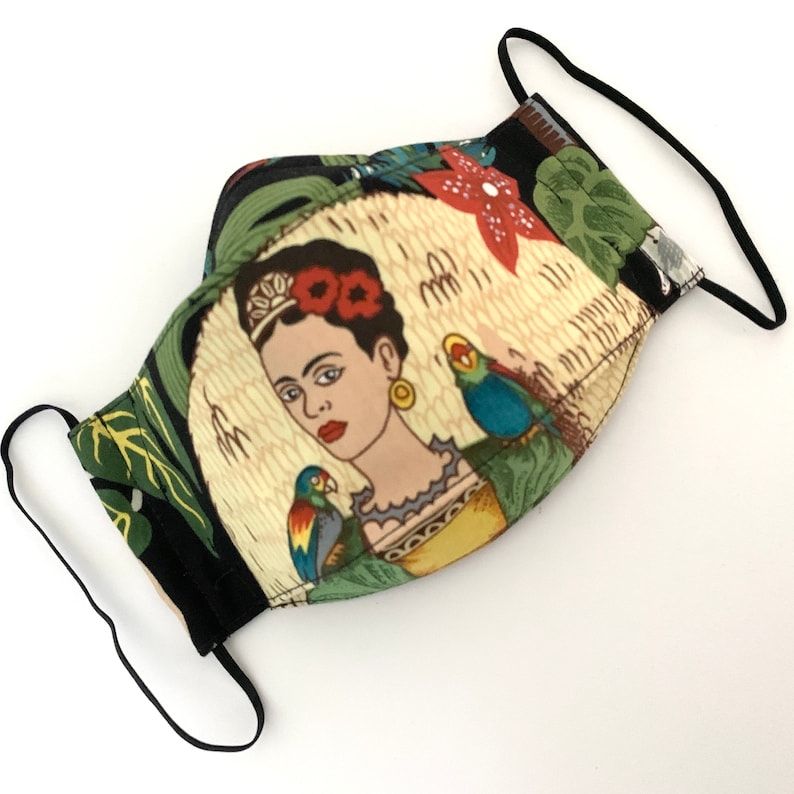 Frida Kahlo Mask Origami Face Mask Filter Pocket Nose Wire | Etsy