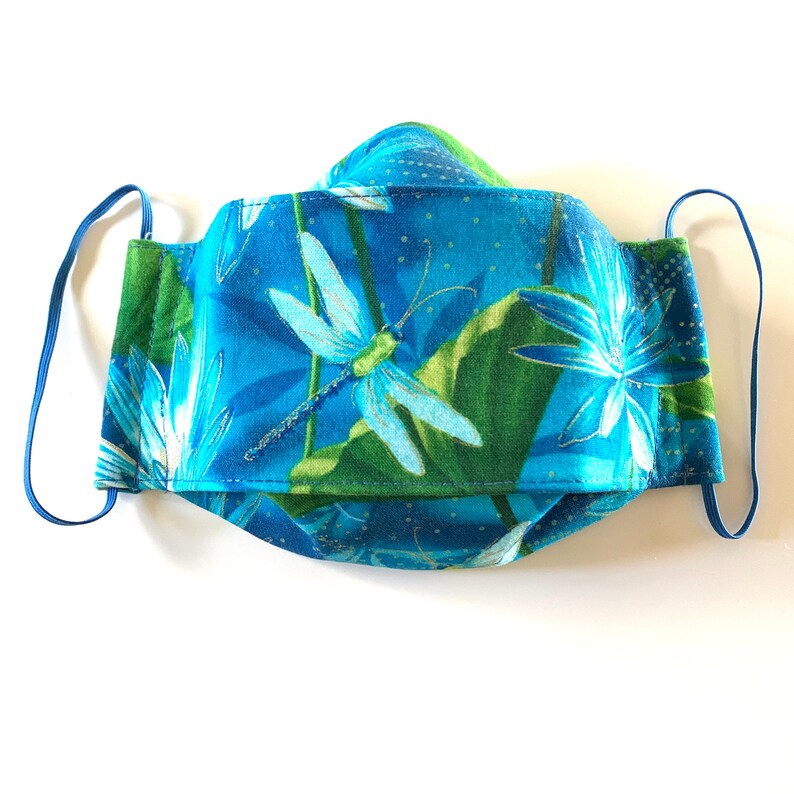 Dragonfly Mask Filter Pocket Face Mask with Nose Wire Water | Etsy