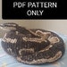Ball Python Plush PDF Crochet Pattern - Etsy