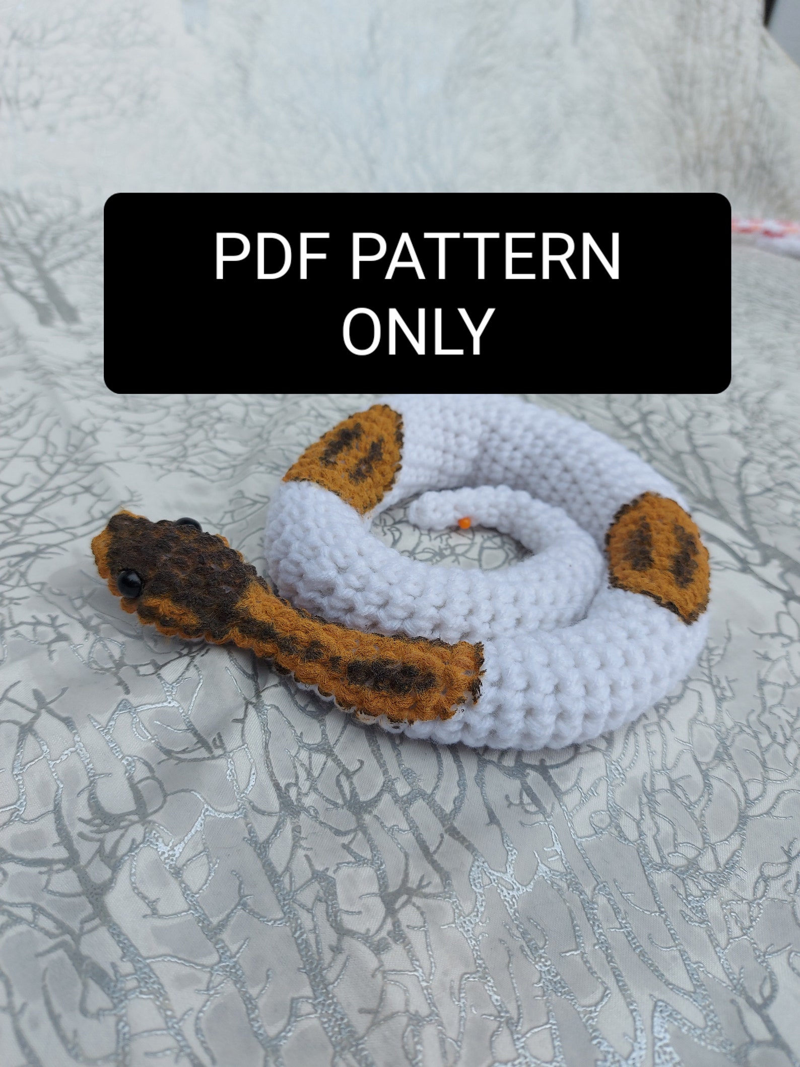 Small Ball Python Plush PDF Crochet Pattern - Etsy