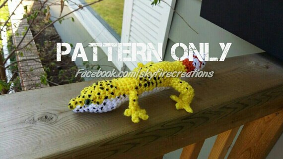 Leopard Gecko PDF Crochet Pattern PATTERN ONLY | Etsy