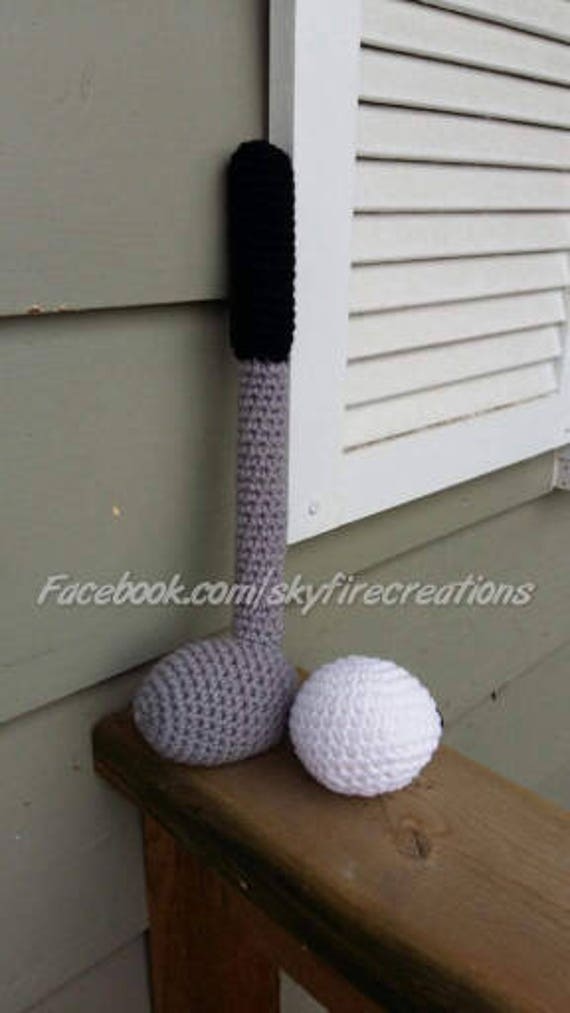 PDF PATTERN ONLY Golf Club and Ball Crochet Pattern | Etsy