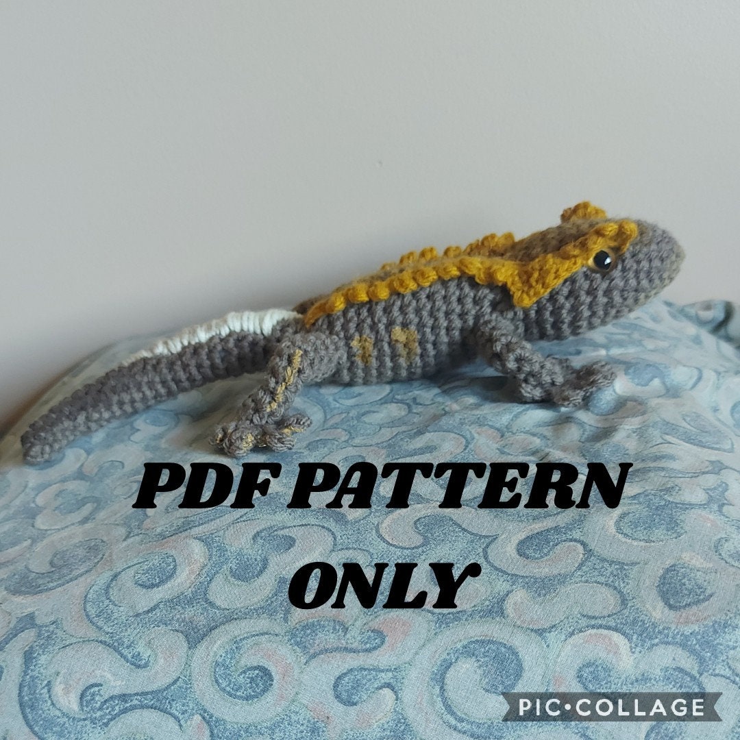 PDF PATTERN ONLY Crested Gecko Crochet Pattern - Etsy Canada
