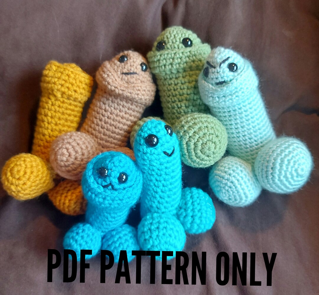 Crochet Penis PDF Pattern - Etsy