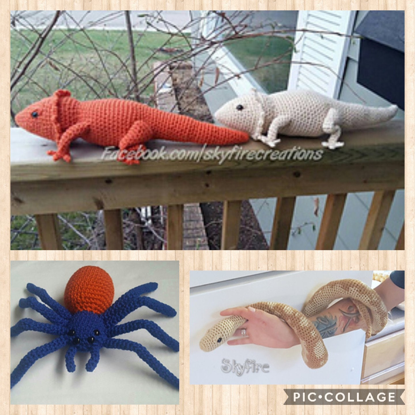 Mega Reptile Crochet Pattern Pack - Etsy