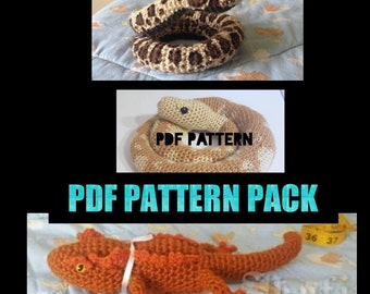Ball Python Plush PDF Crochet Pattern - Etsy