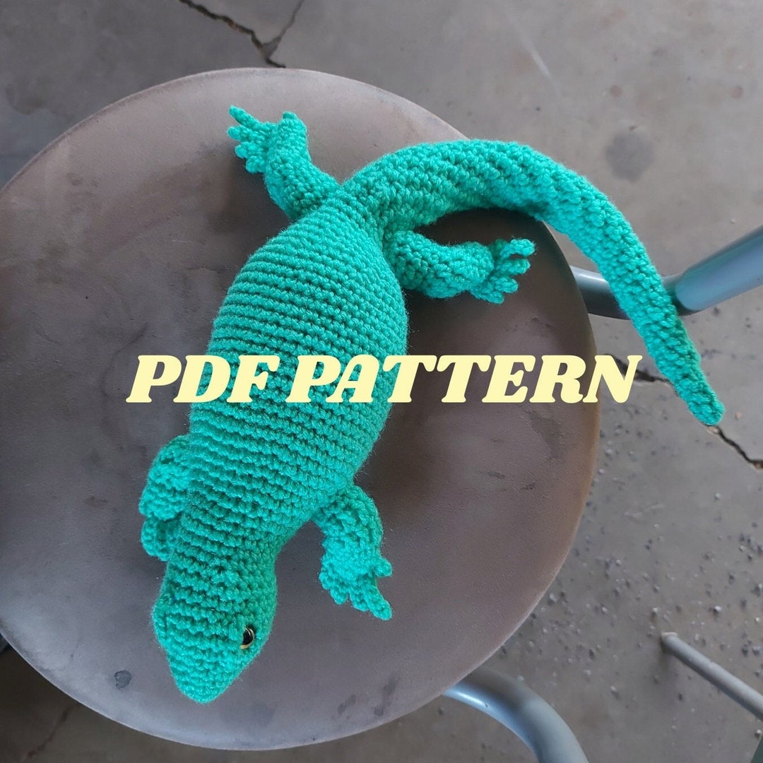 PDF Ackie Monitor Plush Crochet Pattern - Etsy