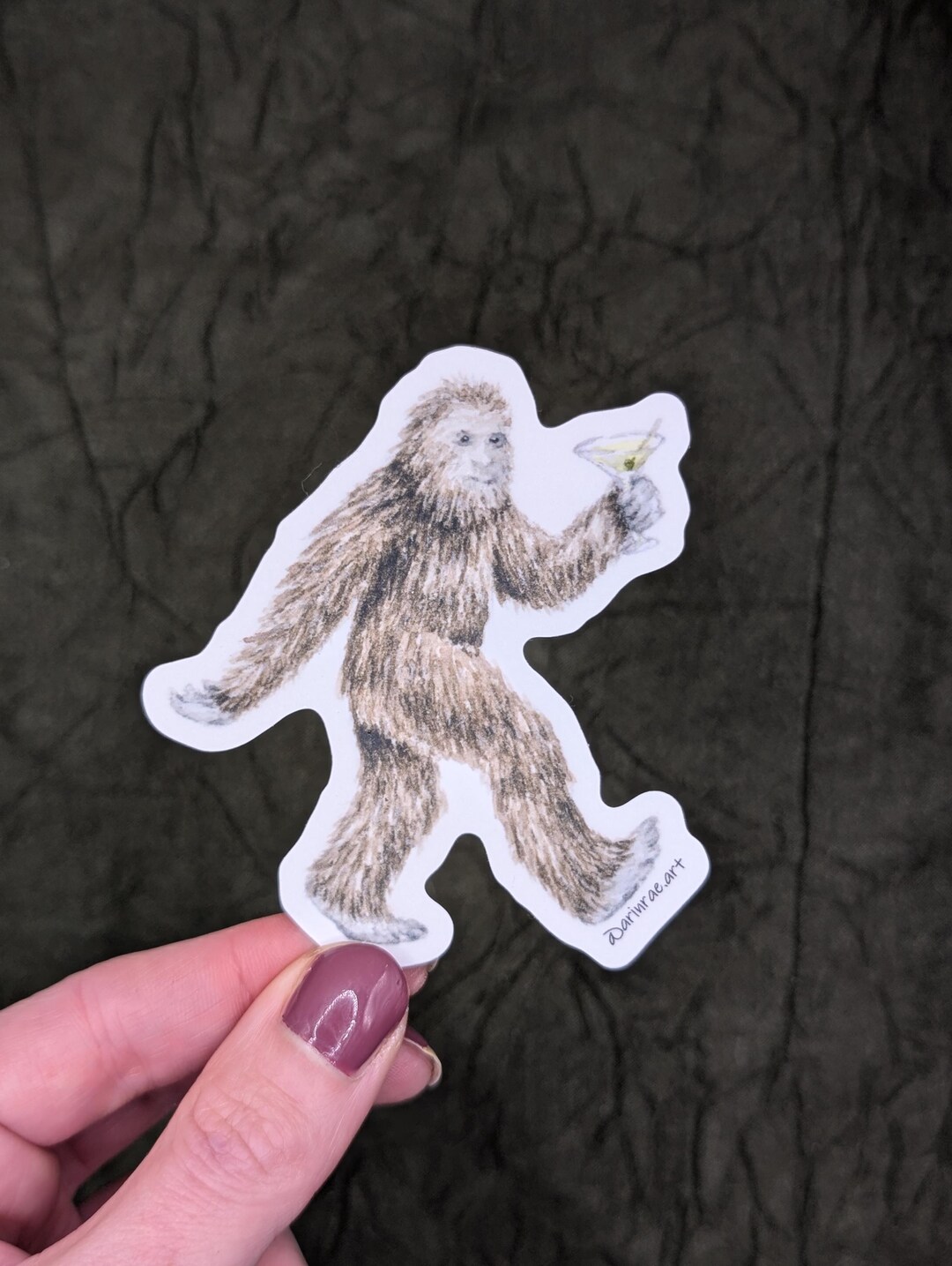 Sasquatch Bigfoot Sticker | PNW Stickers - Etsy