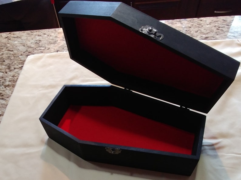 12 Inch Mini Coffin Wood Etsy