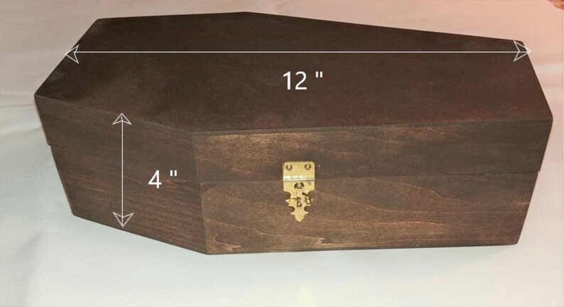 12 Inch Mini Coffin Wood - Etsy