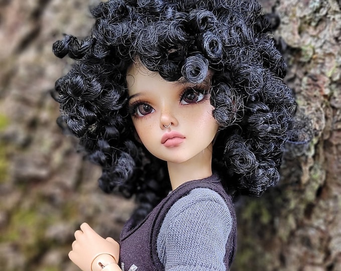 Custom Doll Wig for Minifee 1/4 BJD Dolls tan - Etsy