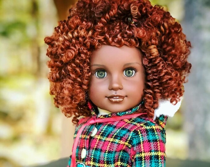 Custom Doll Wig for 18 American Girl Dolls Tangle Resistant Fits 10-11 ...