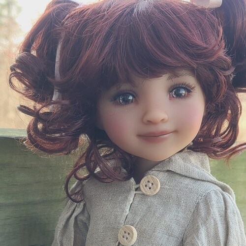Custom Doll WIG Exclusive Vegan Mohair-fits 9-10 Head - Etsy
