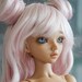 Custom Doll Wig for Minifee Dolls tan Caps 6-7 Head Size of Bjd, Msd ...