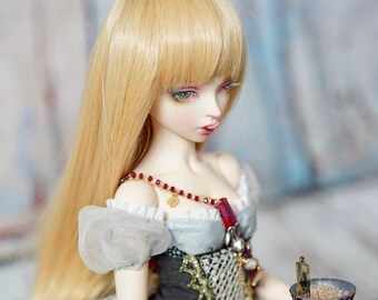 Custom Doll Wig for Minifee 1/4 BJD Dolls tan - Etsy