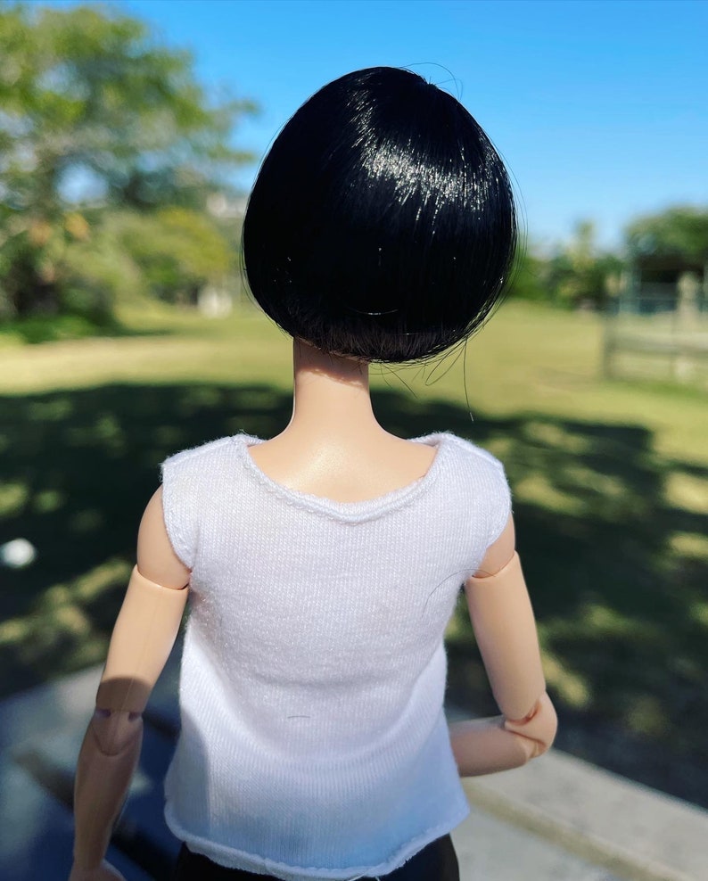 Zazou Dolls Custom Wig 1/6 Scale for Fashion Doll Head Size 3-4" BJD ...
