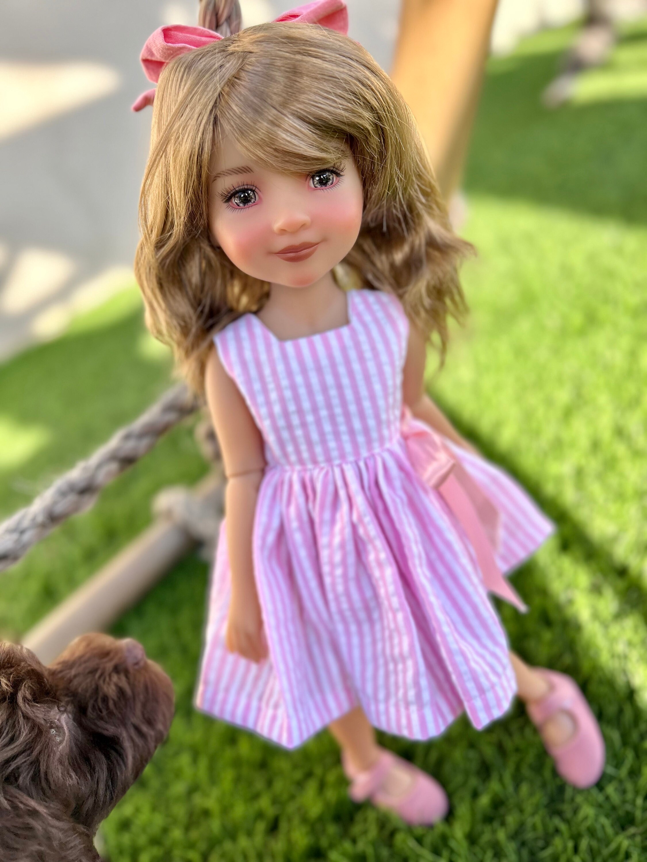 Custom Doll WIG Exclusive Vegan Mohair-fits 9-10