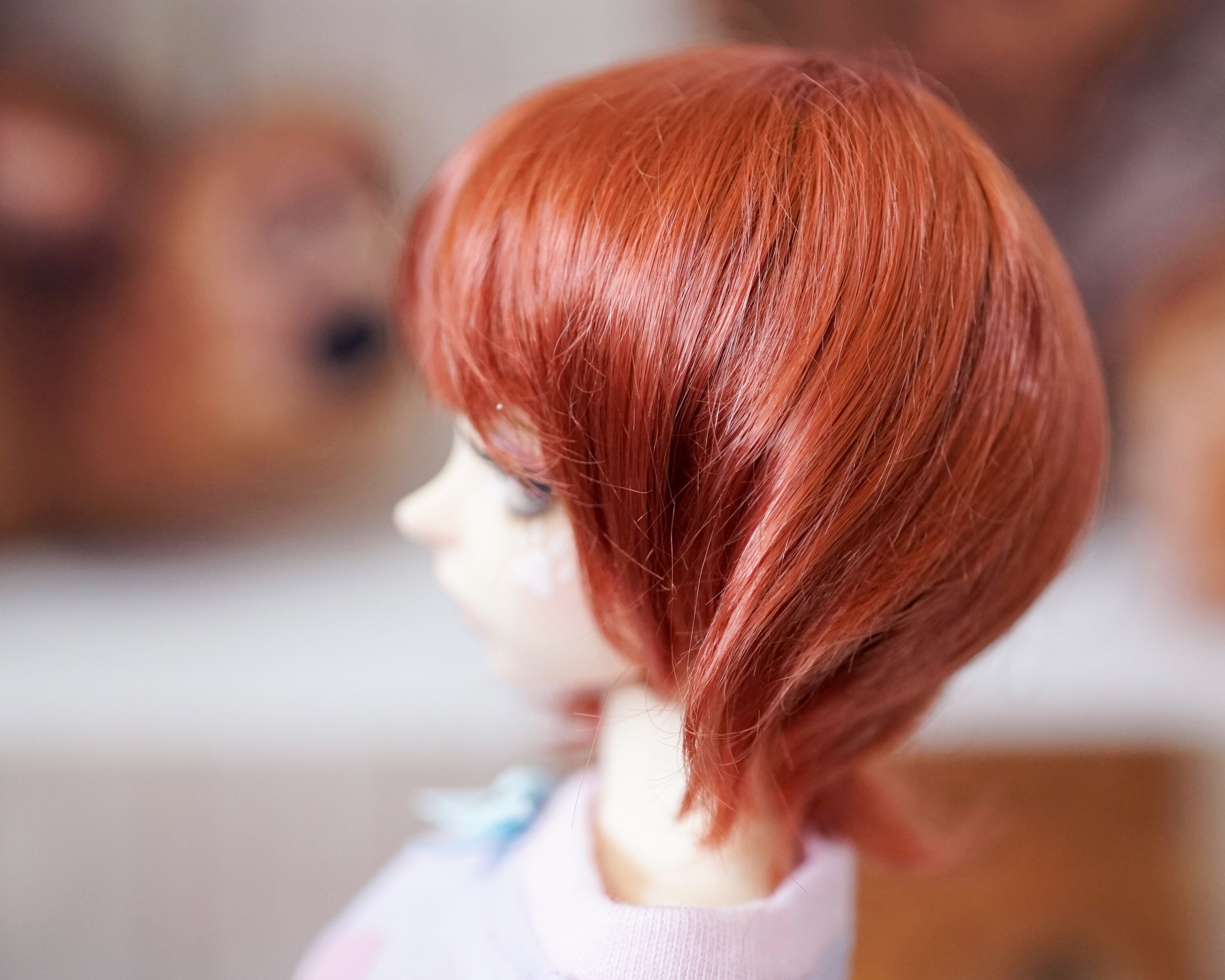 Custom Doll Wig for Minifee 1/4 BJD Dolls tan - Etsy