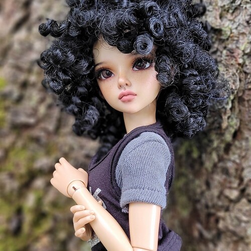 Custom Doll Wig for Minifee 1/4 BJD Dolls tan - Etsy