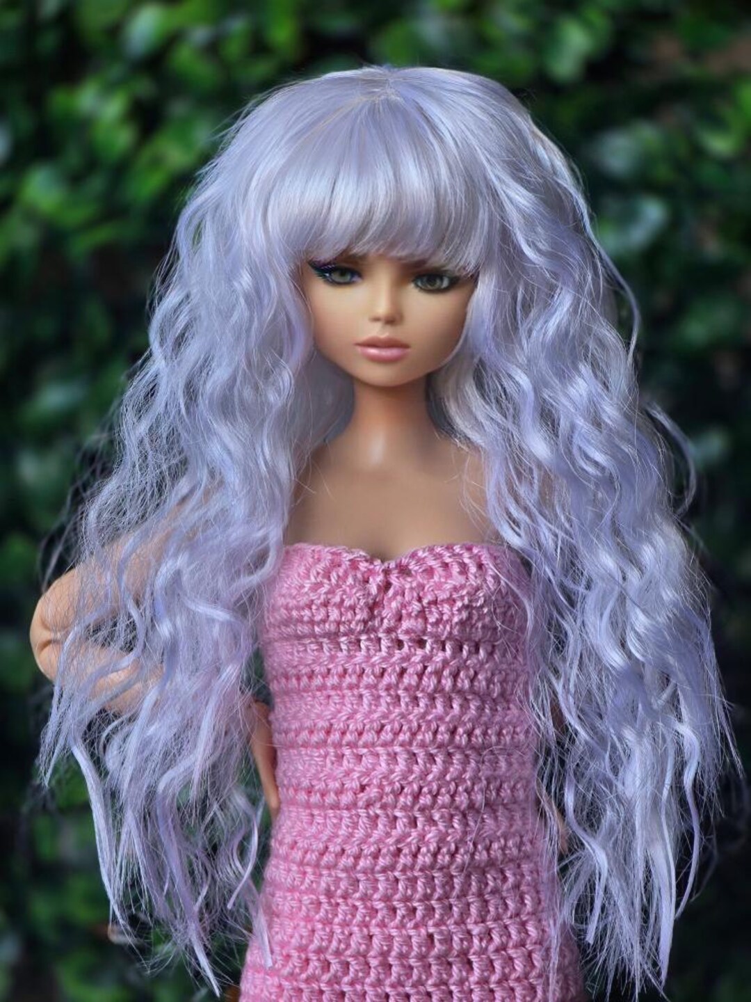 1/6 Scale Custom WIG for Fashion Doll Head Size 3-4" BJD Dollfie ...