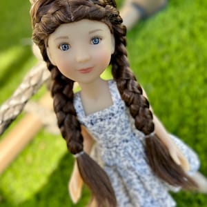 Custom WIG for 13 Dianna Effner Little Darling Head Size 7-8 Siblies ...
