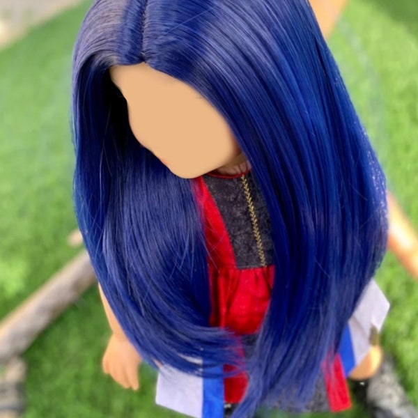 Blue Wig - Etsy
