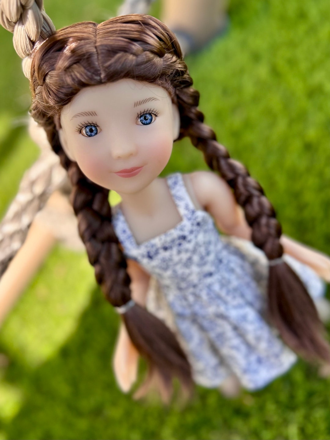 Custom WIG for 13 Dianna Effner Little Darling Head Size 7-8 Siblies ...