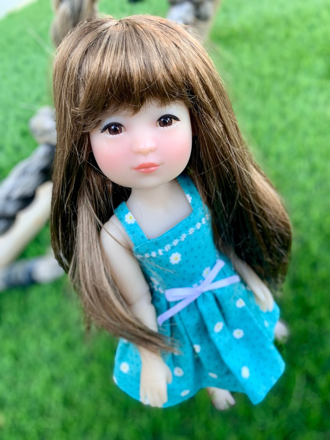 Custom WIG for 13 Dianna Effner Little Darling Head Size 7-8 Siblies ...