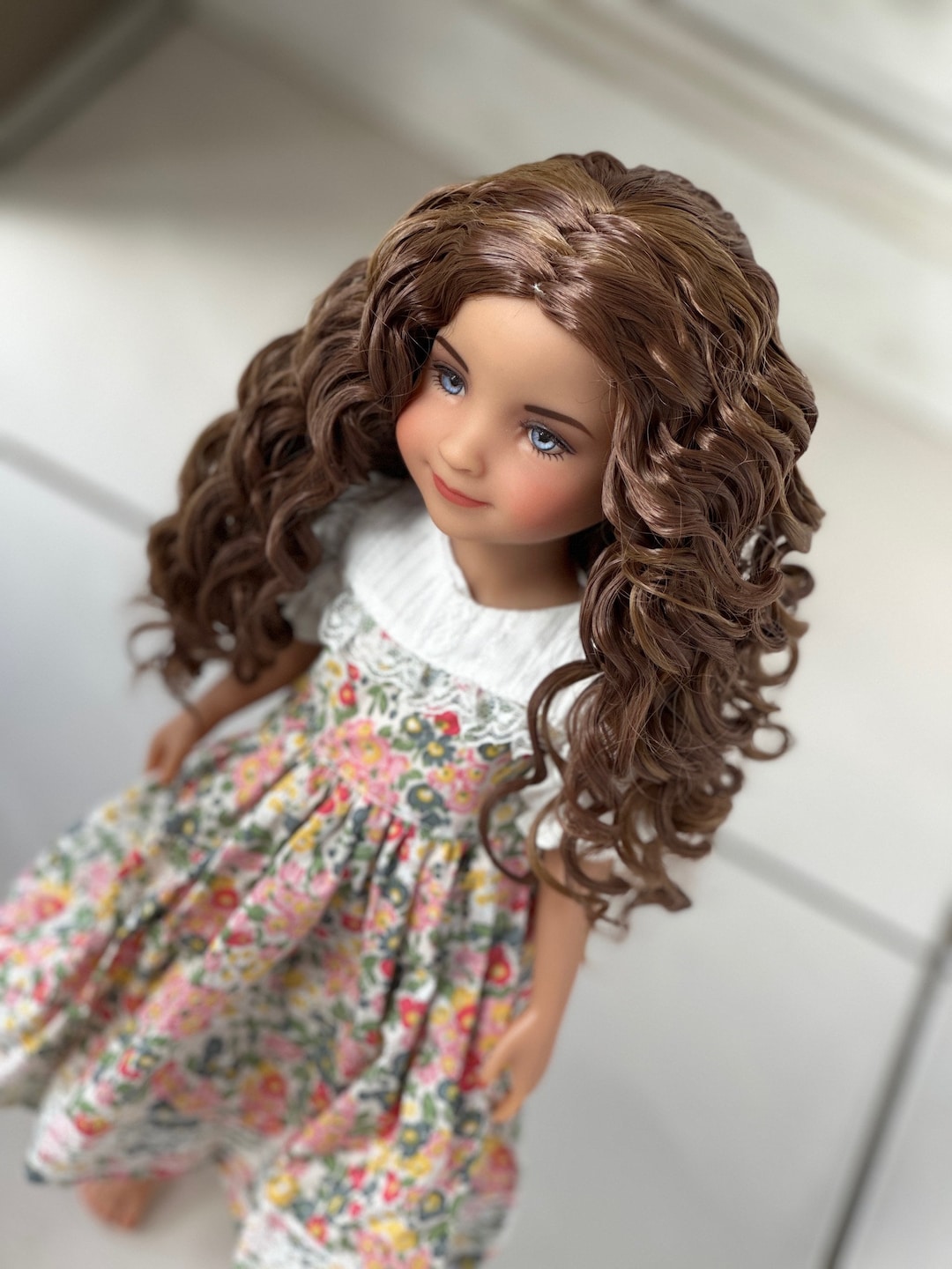 Custom Doll WIG for 14" Dolls -heat Safe-tangle Resistant-fits 9-10 ...