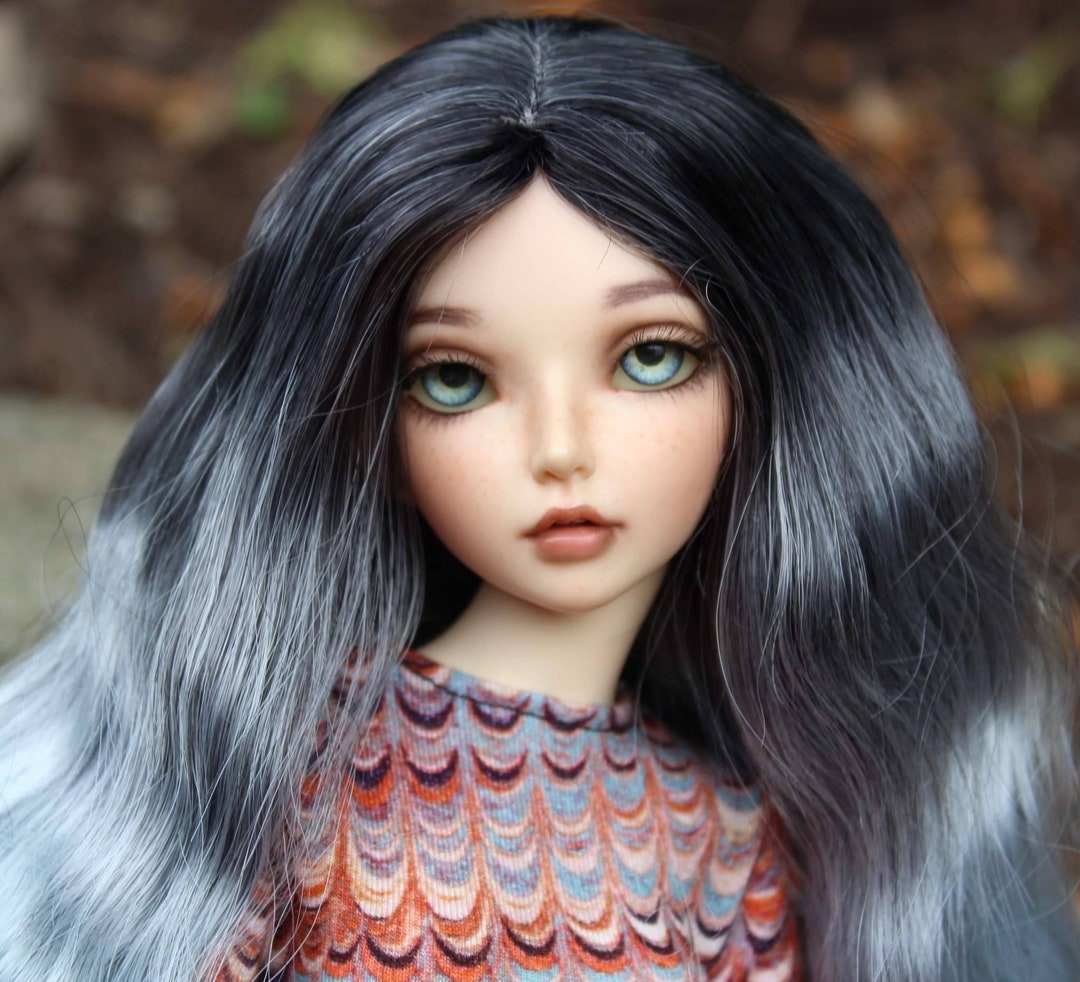 Custom Doll Wig for Minifee 1/4 BJD Dolls- "tan Caps" 6-7" Head Size of Bjd, Msd, Boneka ...