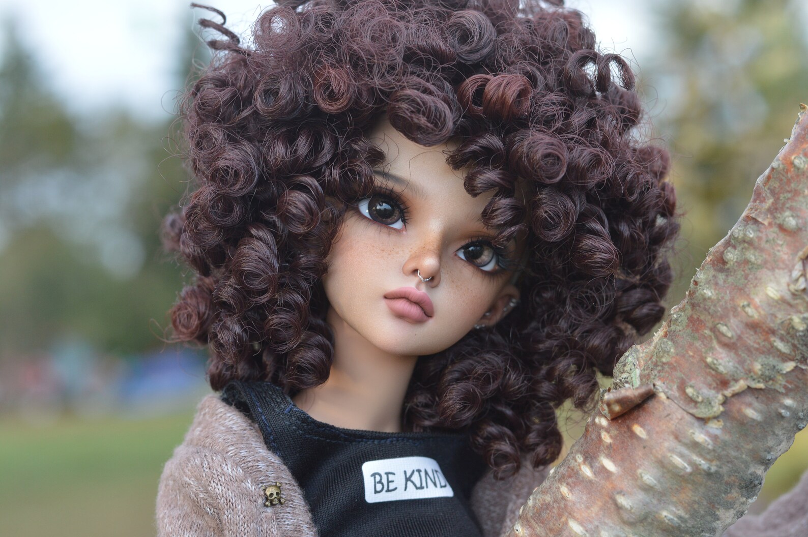 Custom Doll Wig for Minifee 1/4 BJD Dolls tan - Etsy