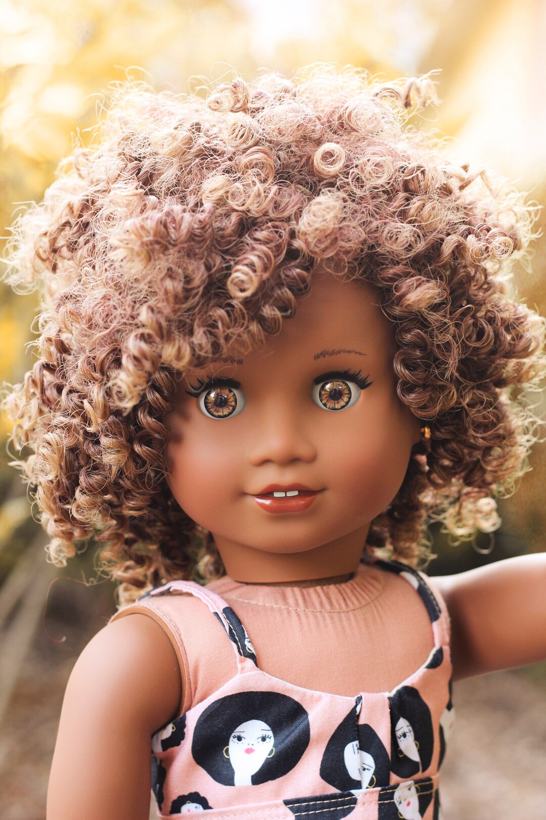 PREORDER Custom Doll Wig for 18" Dolls-heat Safe-tangle Resistant-fits ...