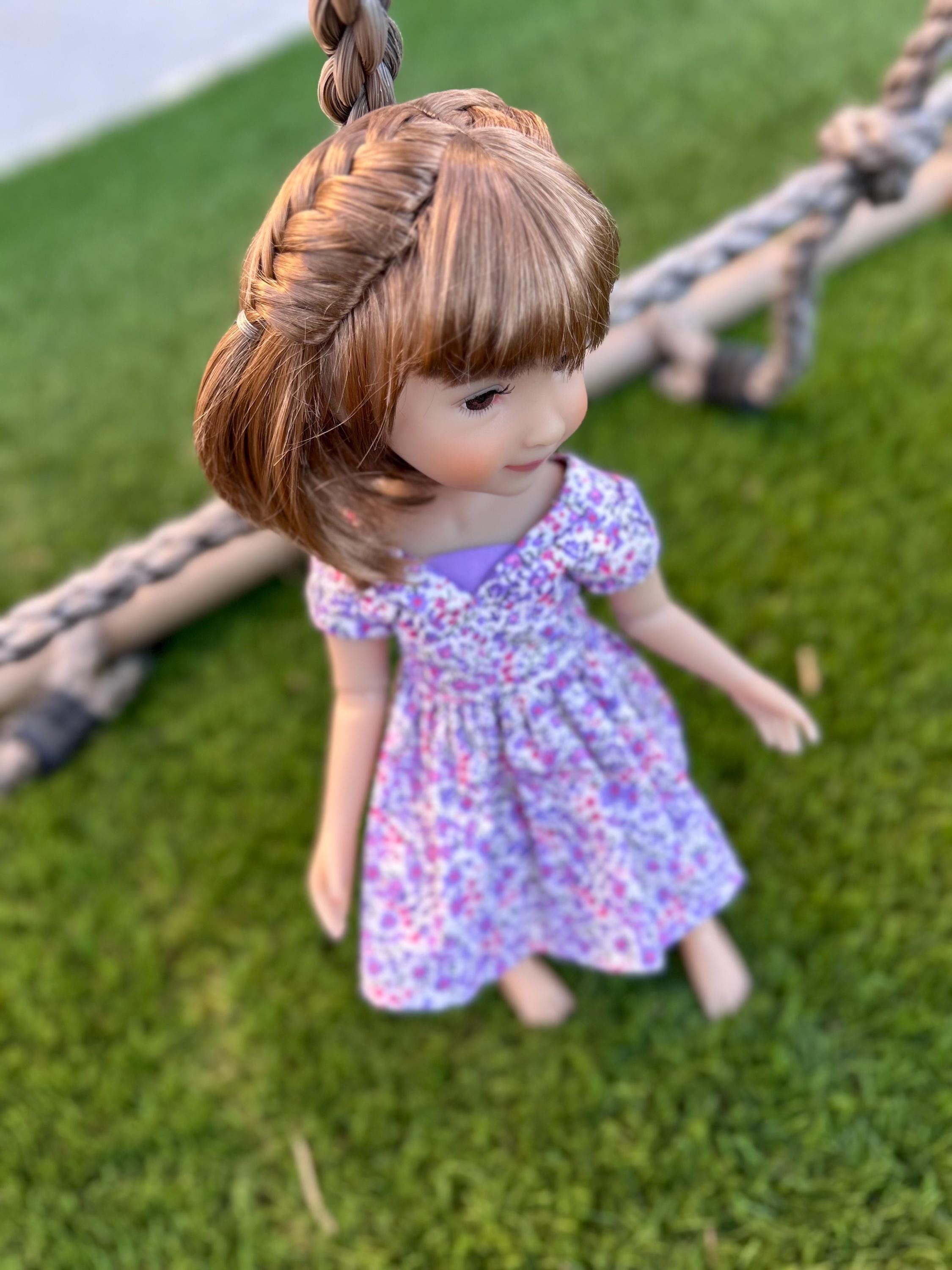 PREORDER Custom Doll WIG Exclusive Vegan Mohair-fits 8-9