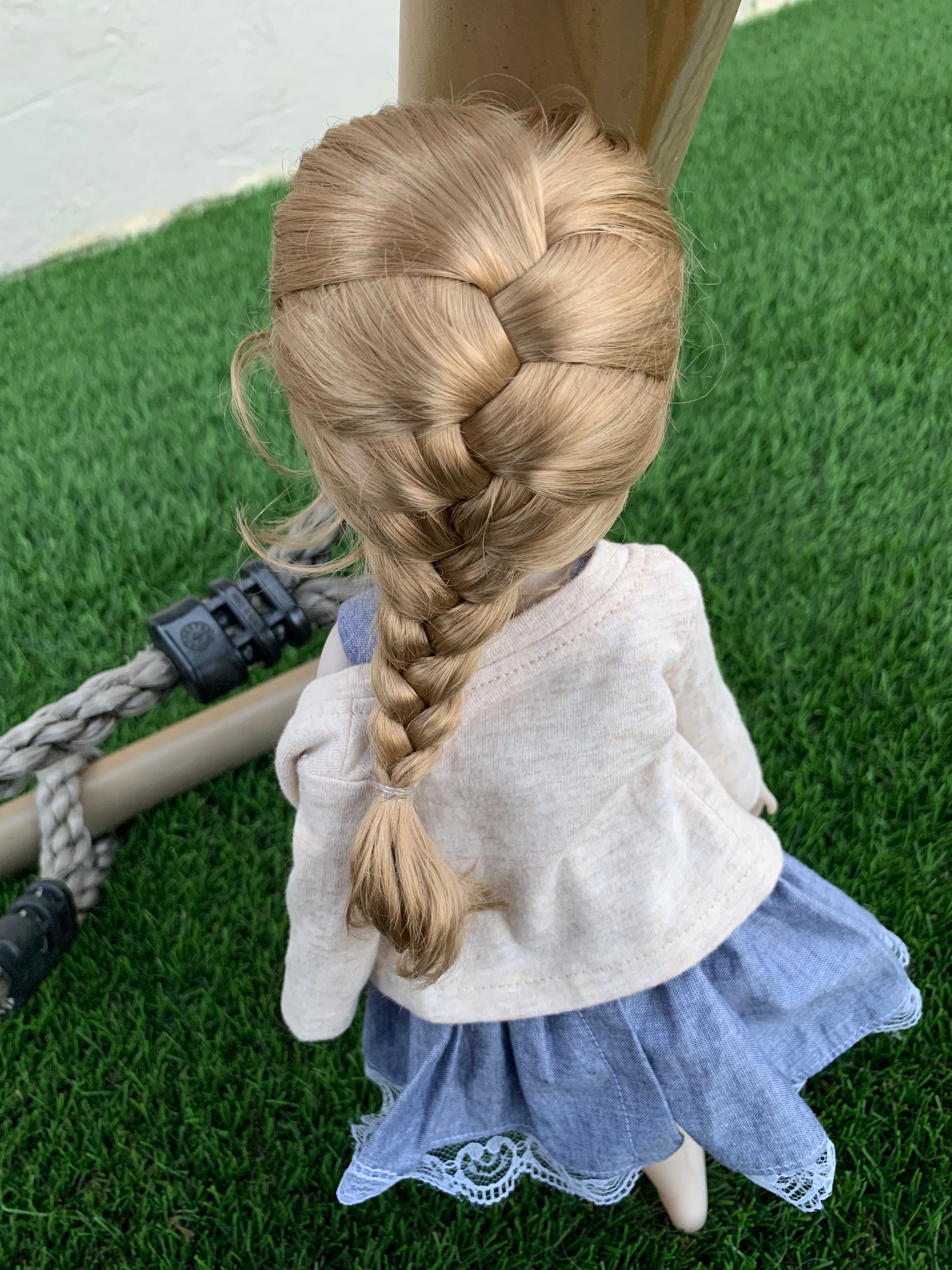 Custom Doll WIG Exclusive Vegan Mohair-fits 9-10 Head | Etsy