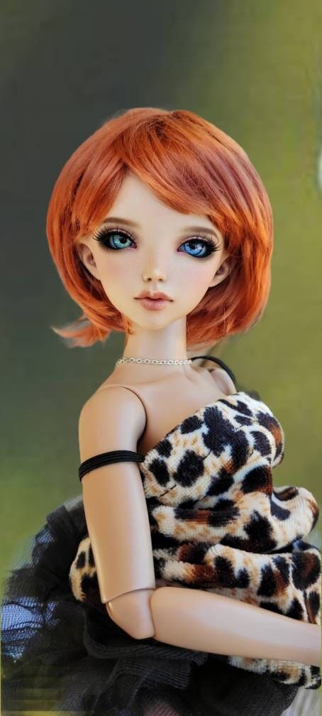 Custom Doll Wig for Minifee 1/4 BJD Dolls tan - Etsy