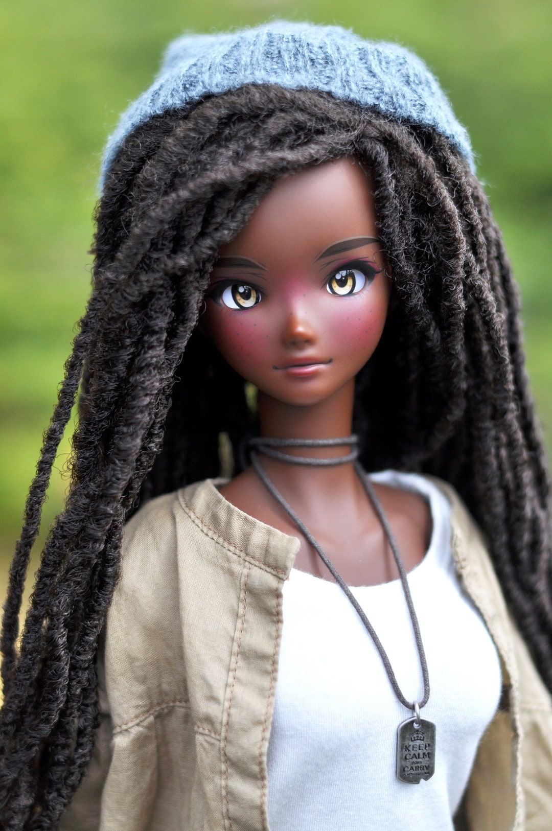 Custom Doll Wig for Smart Dolls- 8.5" Head Size of Bjd, SD, Dollfie ...