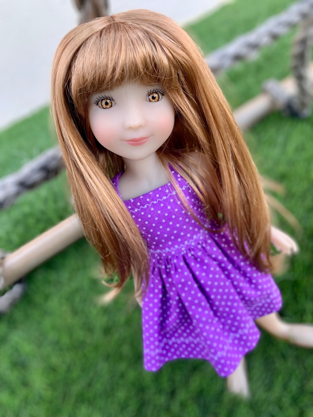 PREORDER Custom WIG for 13" Dianna Effner Little Darling Head Size 7-8 ...