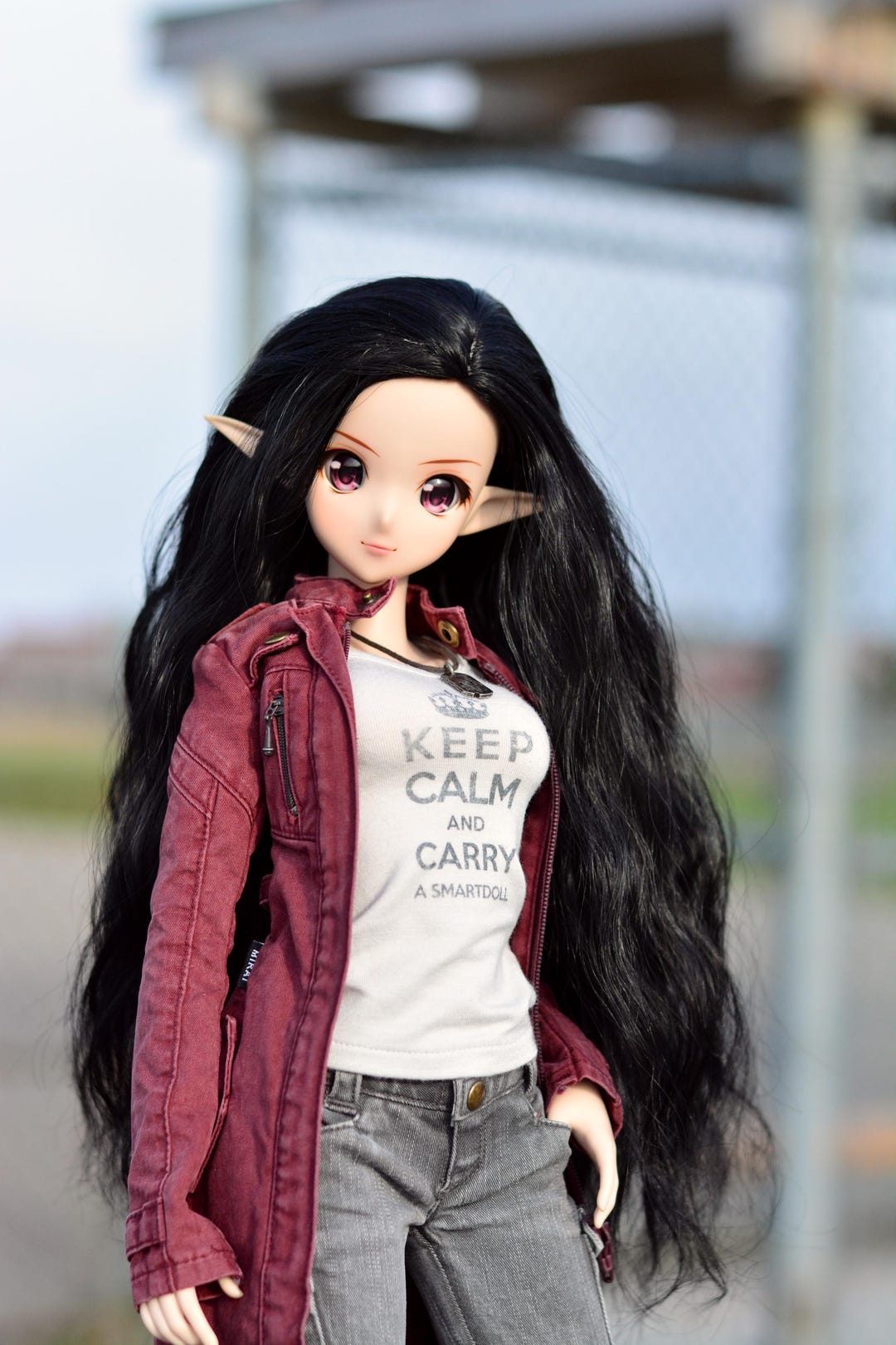 Zazou Custom Doll WIG for Smart Dolls- Heat Safe - Tangle Resistant- 8. ...