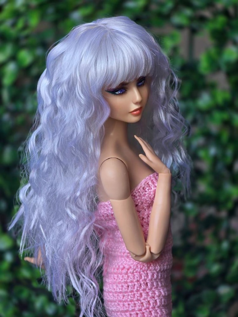 1/6 Scale Custom WIG for Fashion Doll Head Size 3-4" BJD Dollfie ...