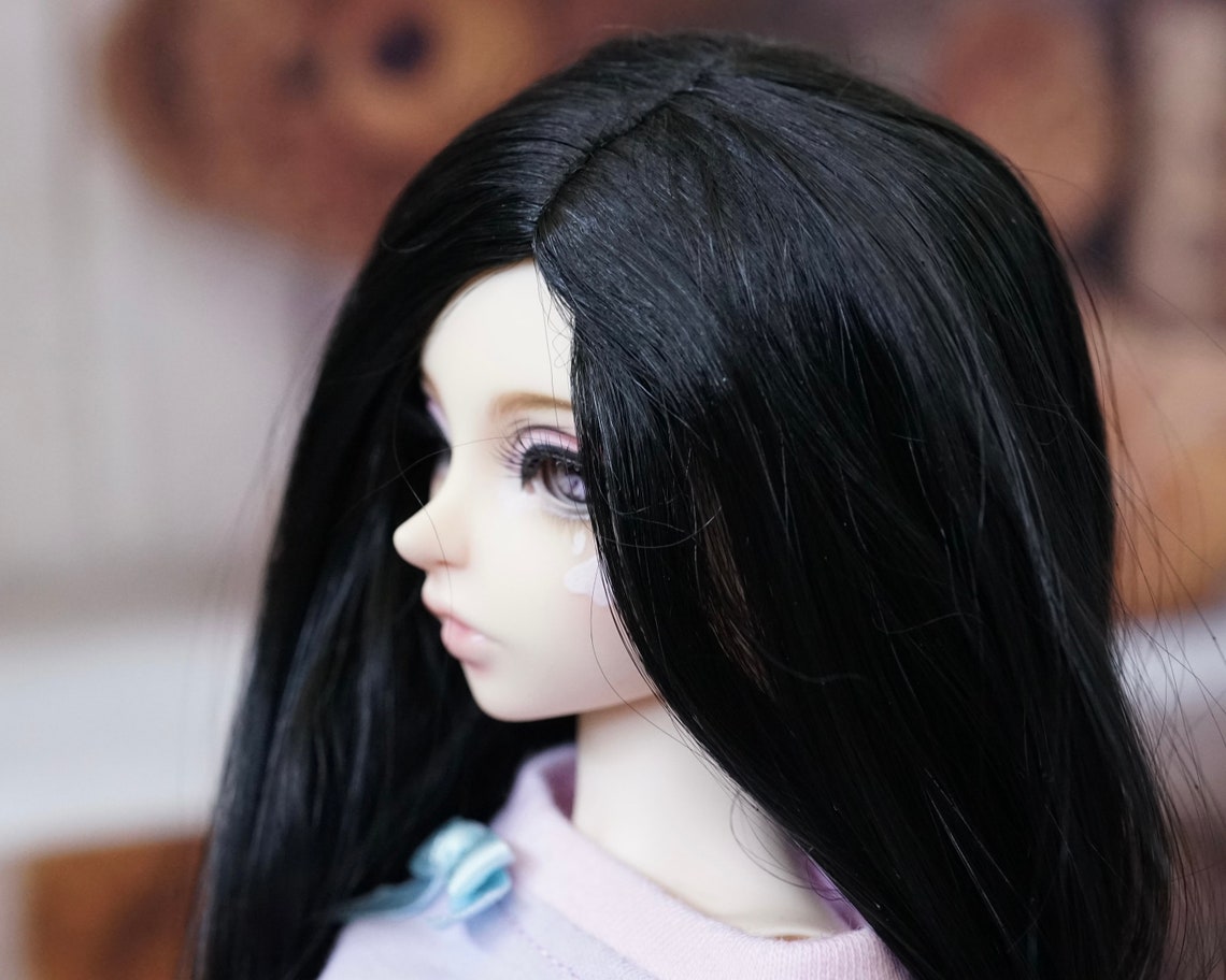 Custom Doll Wig for Minifee 1/4 BJD Dolls tan - Etsy