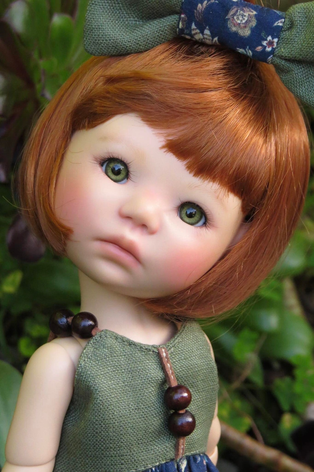 Custom Doll WIG for Meadowdolls Vegan Mohair Tangle Resistant-fits 8-9 ...