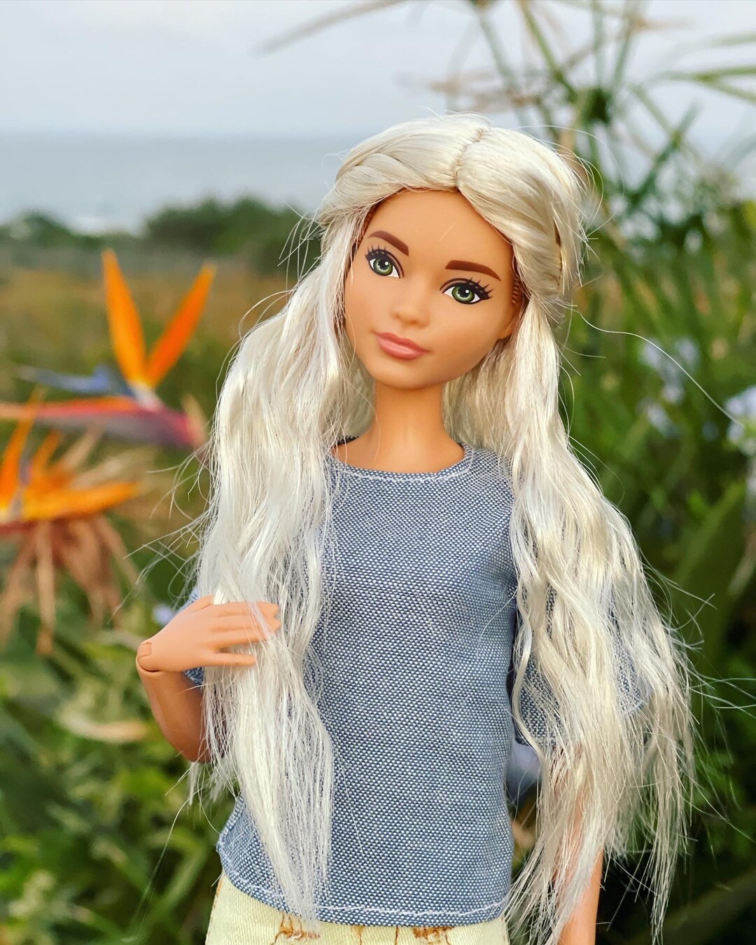 PREORDER 1/6 Scale Custom WIG for Fashion Doll Head Size 3-4 BJD ...