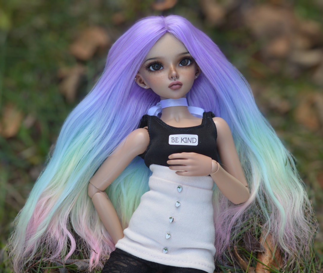 Custom Doll Wig for Minifee 1/4 BJD Dolls tan - Etsy