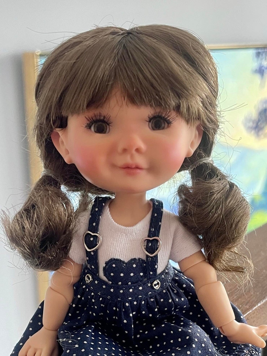 Custom WIG for Head Size 5-6" Lati Doll, Twinkle Meadowdolls, Atelier ...