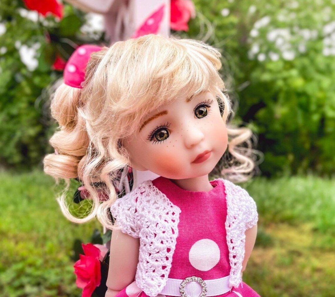 Custom Doll WIG Exclusive Vegan Mohair-fits 9-10 Head - Etsy